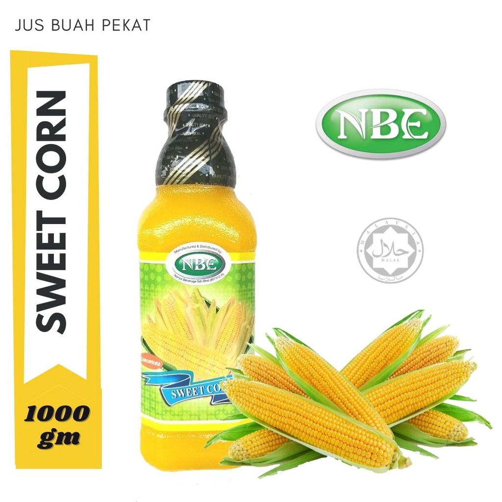 NBE - Jus Buah Pekat/ Fruit Juice Concentrate 1000gm- JAGUNG (SWEET ...