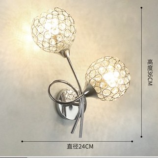 Moden & Mewah Lampu Hiasan Lampu Dinding LED Kristal Luxury Decorative ...