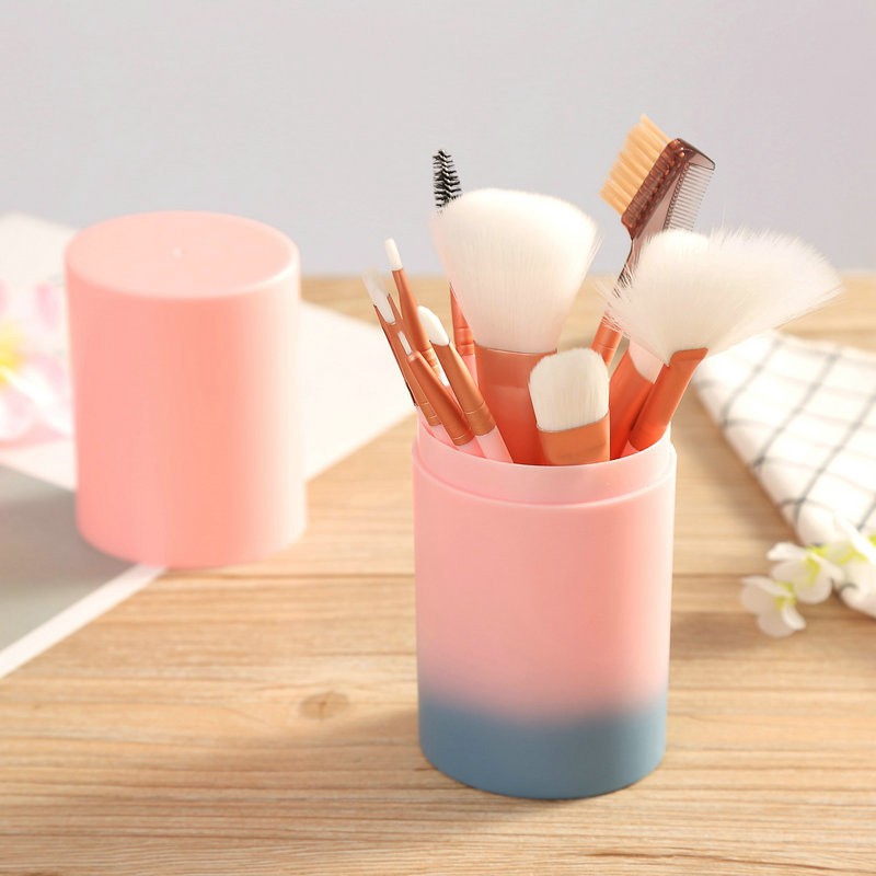 Berus Mekap Set 12Pcs Berus Mekap Lembut Makeup Brush Set with Round ...