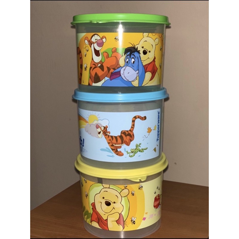 Pooh Character Containers (Tupperware Brand) | Shopee Malaysia