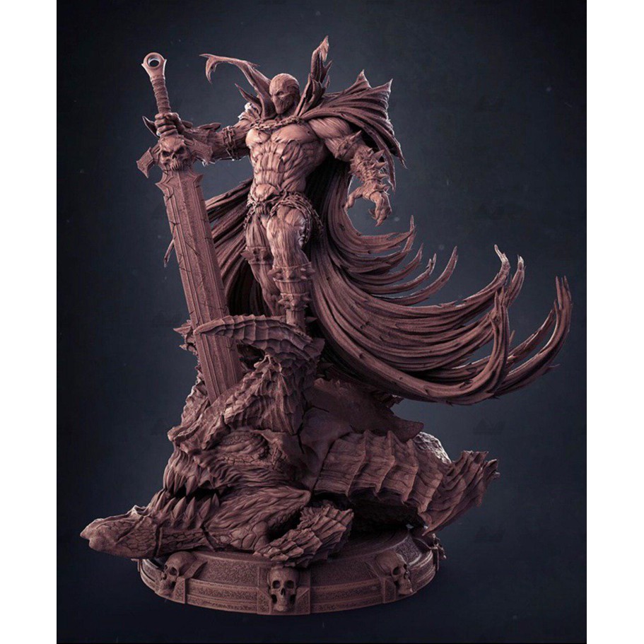 ( DIGITAL ) S003 - Comic Character design, The Spawn statue - STL 3D ...