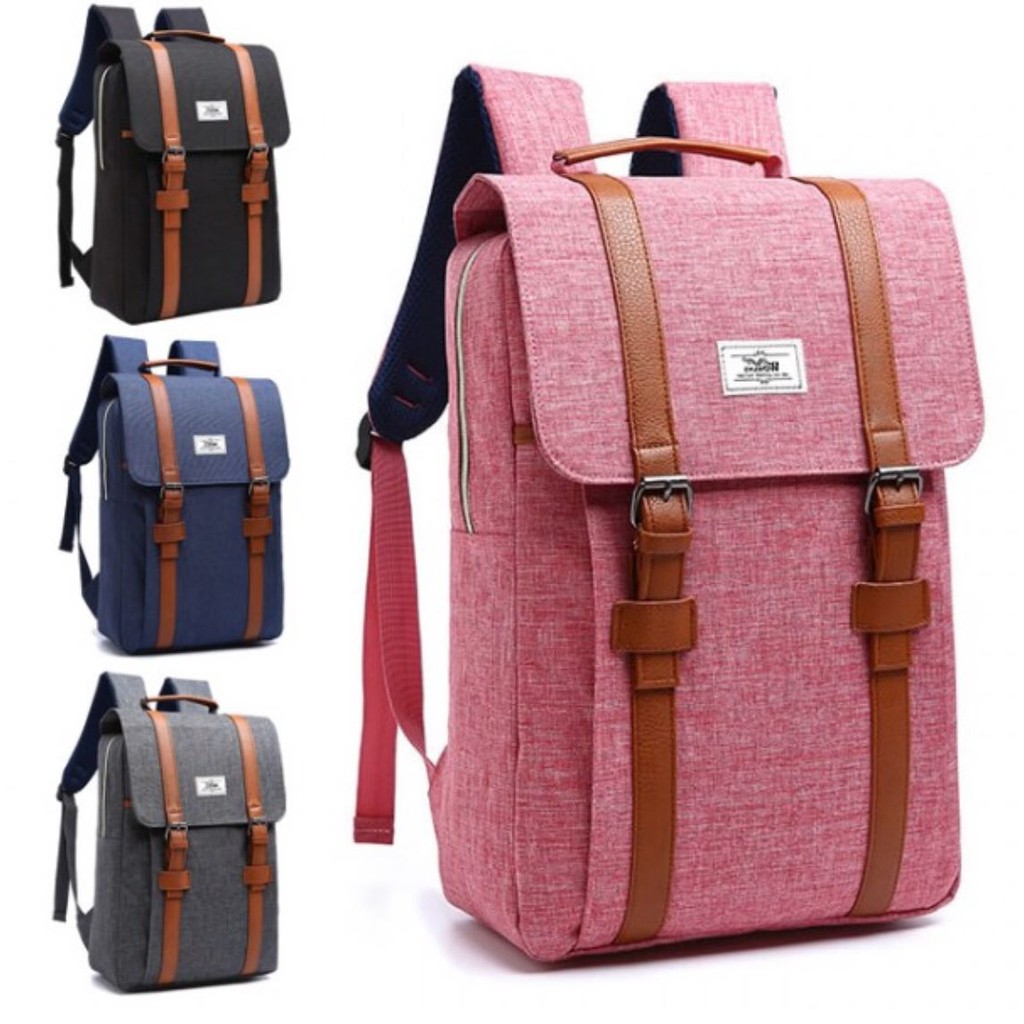 (( READY STOCK)) Classic Long Strap Rectangular Box Backpack | Shopee ...