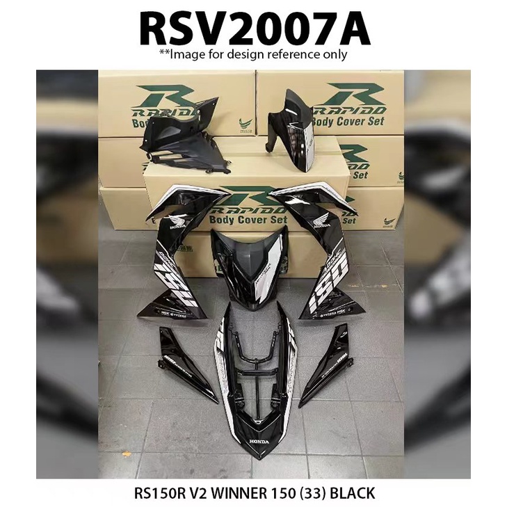 Honda RS150 RS150R V2 V3 Supra Winner 150 (33) Cover Set Sticker Tanam Rapido New | Shopee Malaysia
