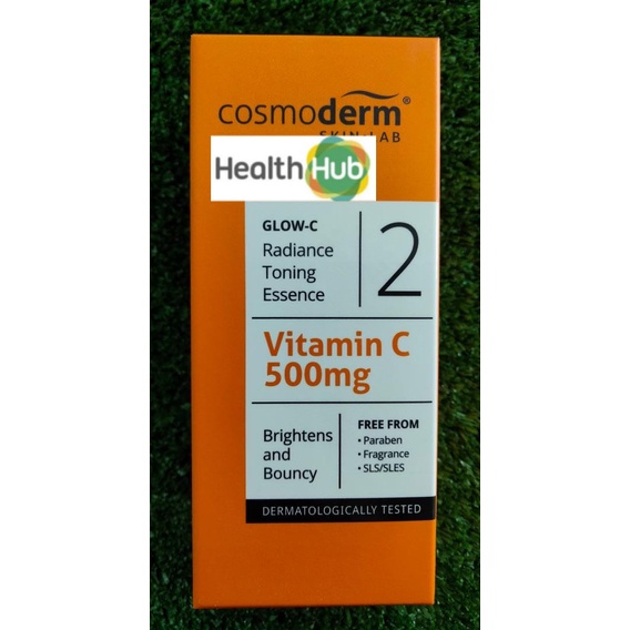 COSMODERM SKIN-LAB GLOW-C RADIANCE TONING ESSENCE VIT C 500MG (100ML ...