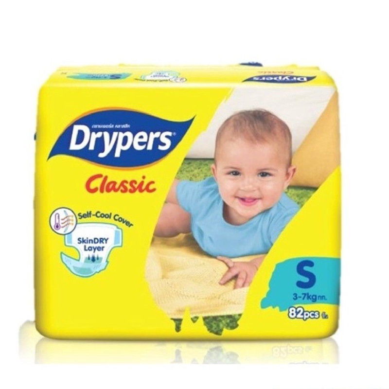 Drypers Classic Diapers S82 (3-7Kg) | Shopee Malaysia
