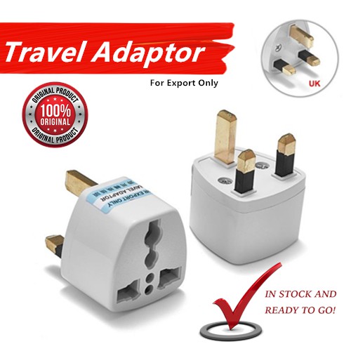 Ready Stock Original Adaptor Travel Adaptor Plug for Malaysia UK Power ...