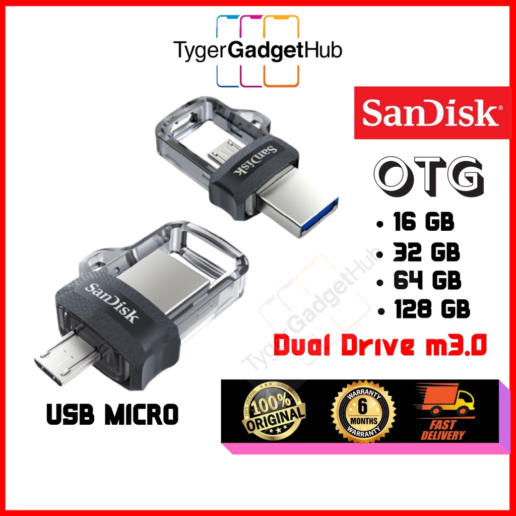 Original Sandisk OTG Micro (Dual Drrive) | Shopee Malaysia