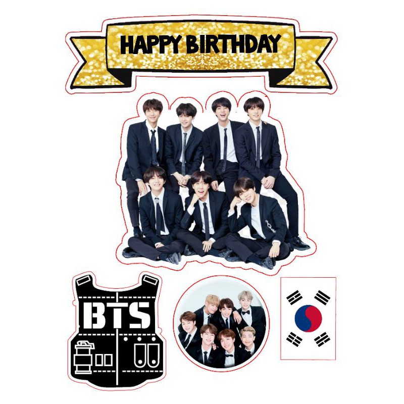 BTS Topper Cake Special Edition | Shopee Malaysia