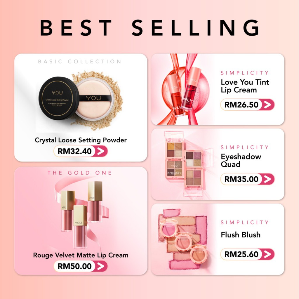 Y.O.U Beauty Official Store M.Y, Online Shop | Shopee Malaysia