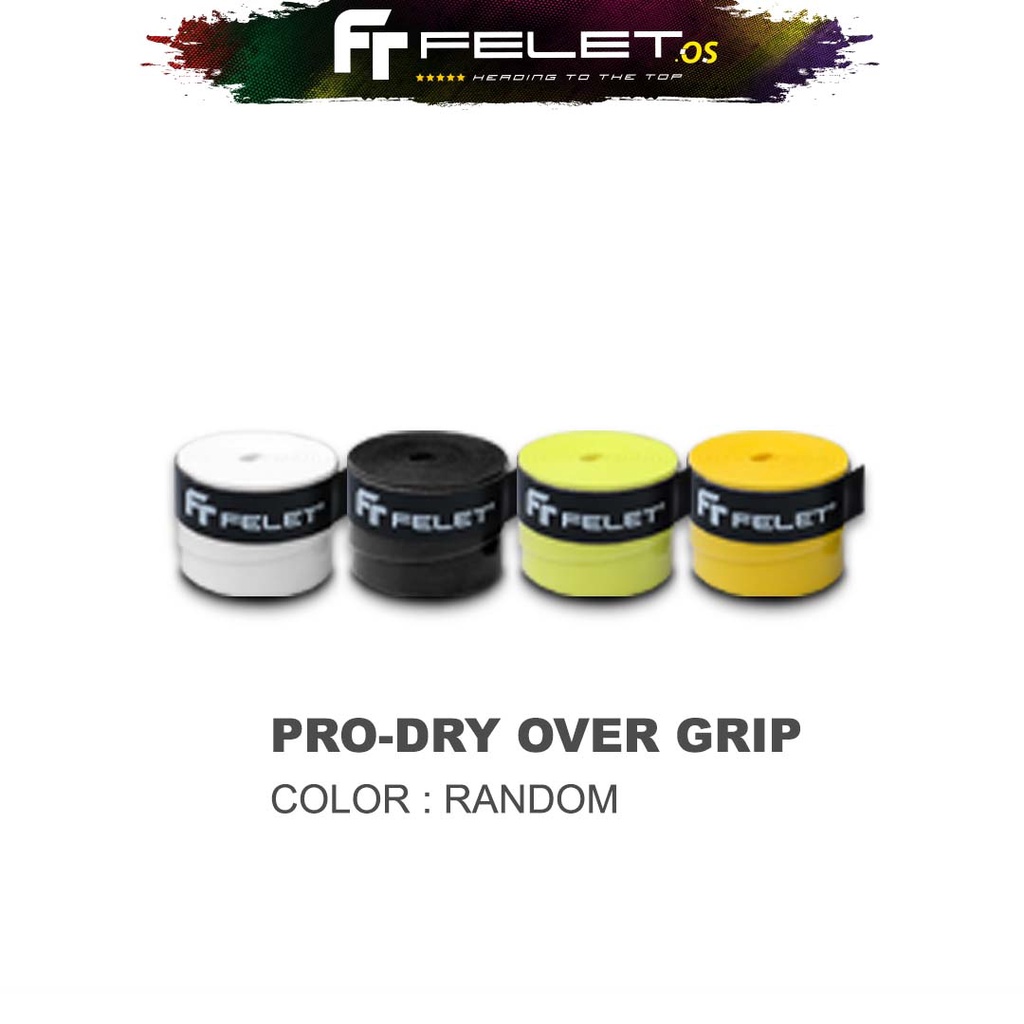 FELET Pro-Dry Over Grip Anti-Slip Badminton Grip | Shopee Malaysia
