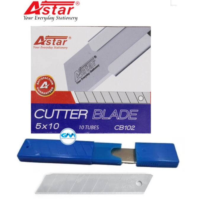 Astar Cutter Blade | Knife Refill | Mata Pisau (Per Tube) | Shopee Malaysia
