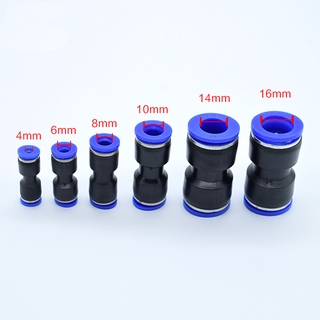 Pneumatic joint Pu straight pipe joint pu4-pu16 connecting outer diameter 4mm 6mm 8mm 10mm 12mm ...