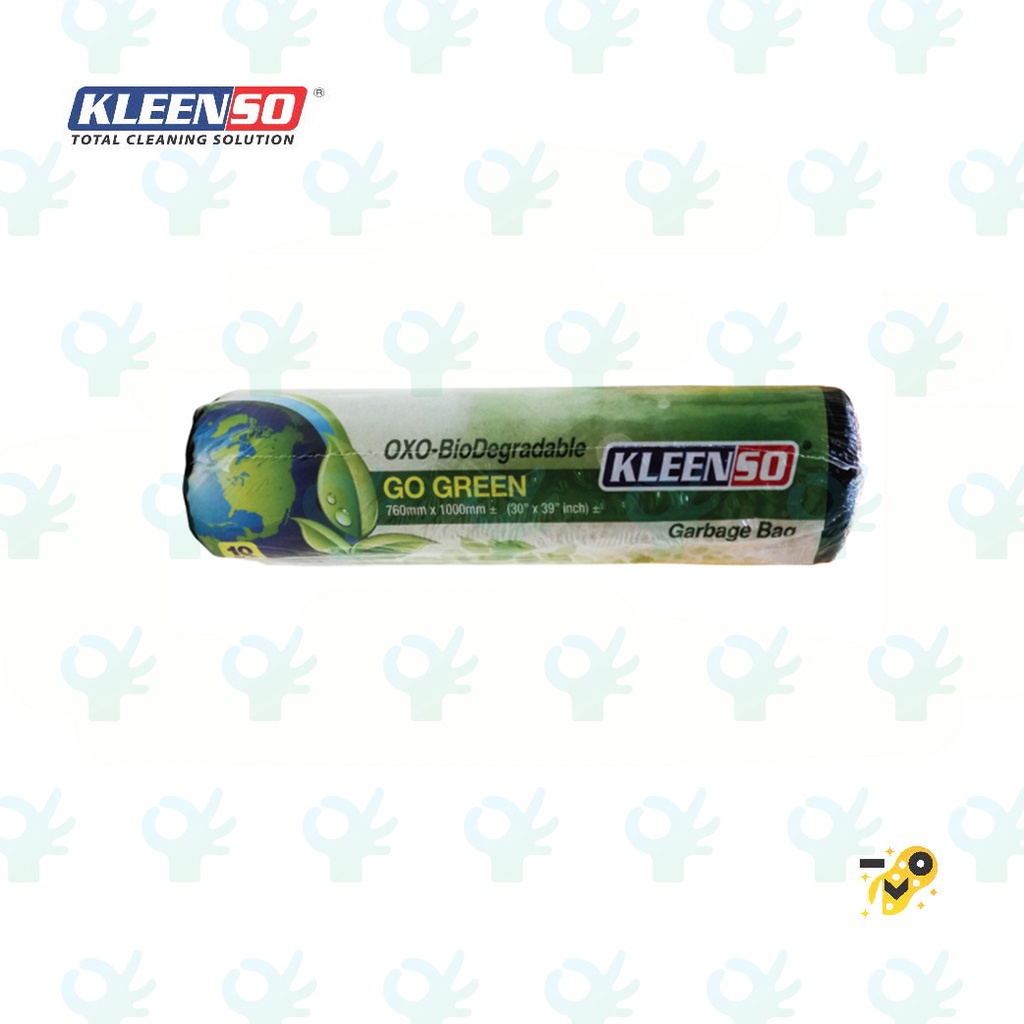Kleenso M10 Ordinary Garbage Bag M Size Black 760mm x 1000mm (30'' X 39 ...