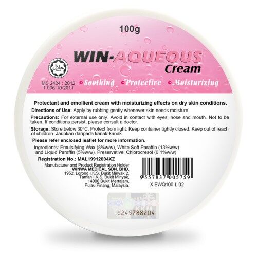 WIN-AQUEOUS Cream 100g | Shopee Malaysia