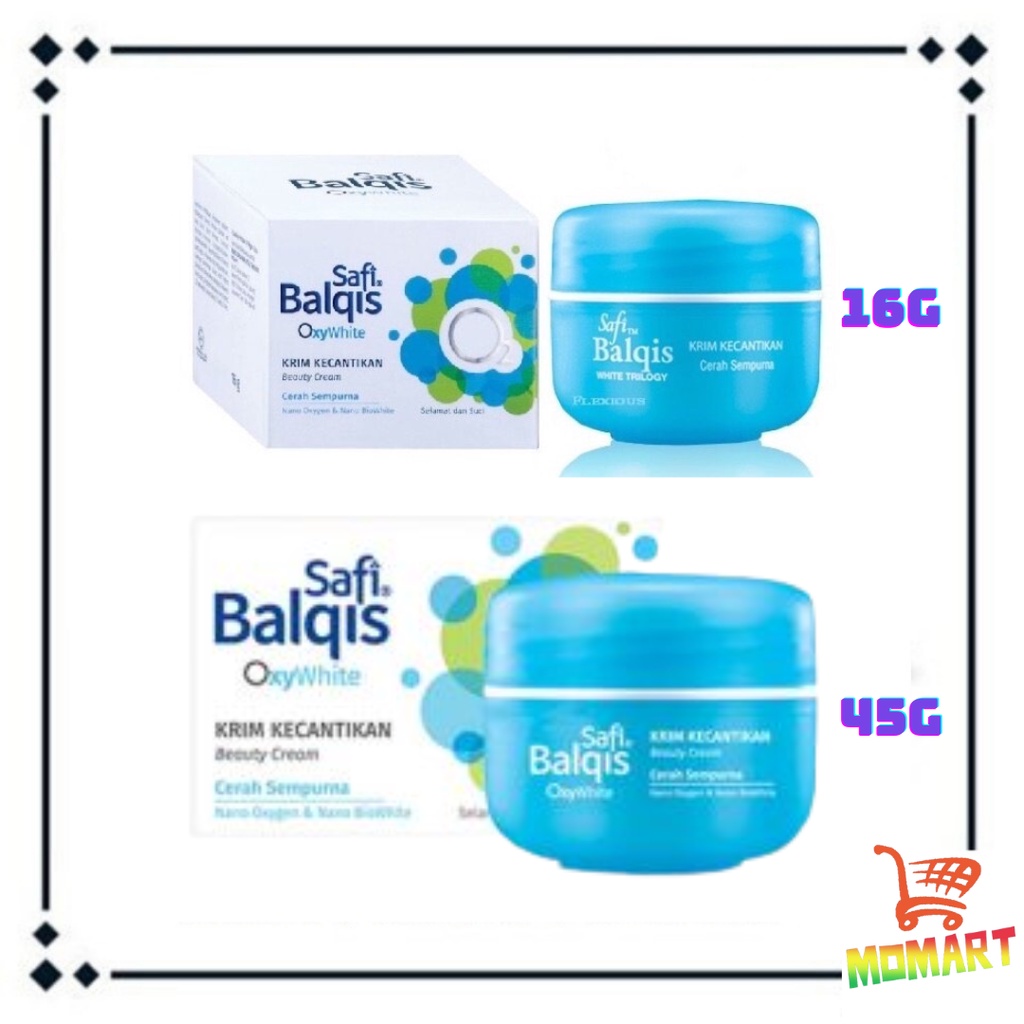 Safi Balqis OxyWhite Krim Kecantikan Beauty Cream Cerah Nano Oxygen ...