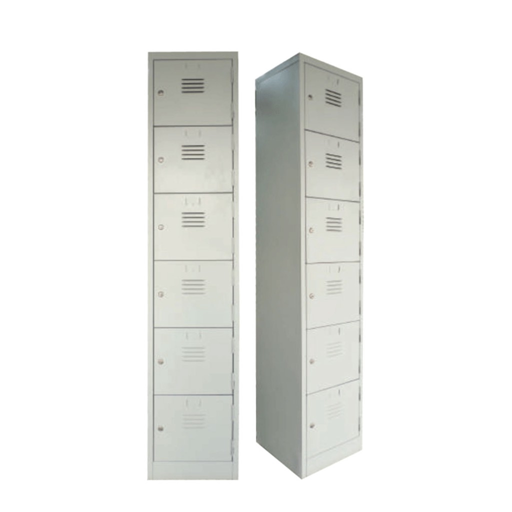 office Cabinet 6 Compartment Steel Locker / | Shopee Malaysia