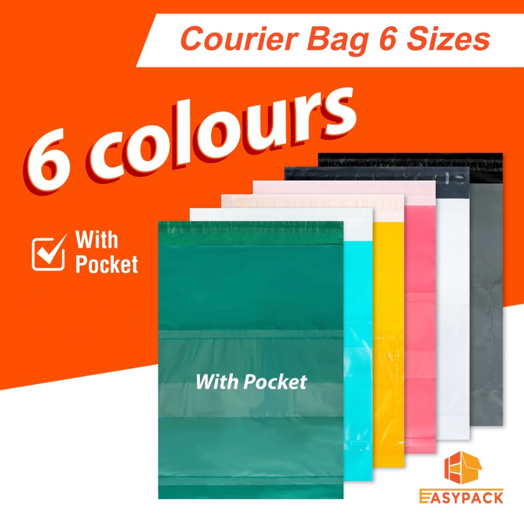 EASYPACK Courier Bag【With Pocket】Parcel Bag Packaging Bag Parcel ...