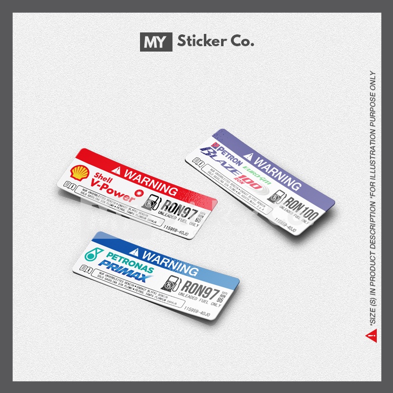 Sticker : Petrol Tank Universal (Petronas / Shell / Petron) | Shopee ...
