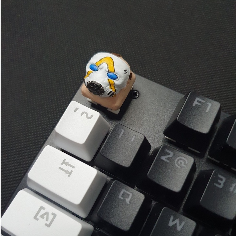 Artisan Custom Keycaps Keyboard Borderlands 3 Gas Mask Mechanical ...