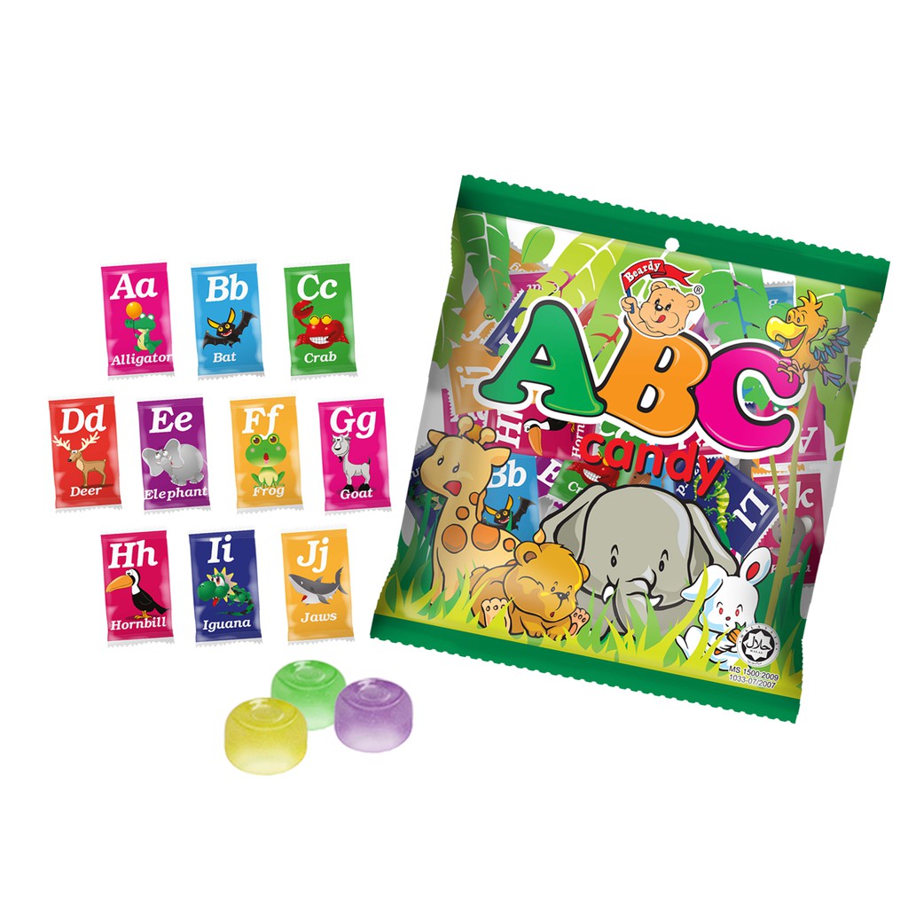 BEARDY ABC CANDY 100G | Shopee Malaysia