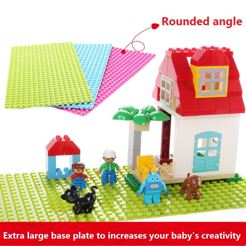 Building Blocks Big Dot Base Plate Extra Large for Lego Duplo Baseplate ...