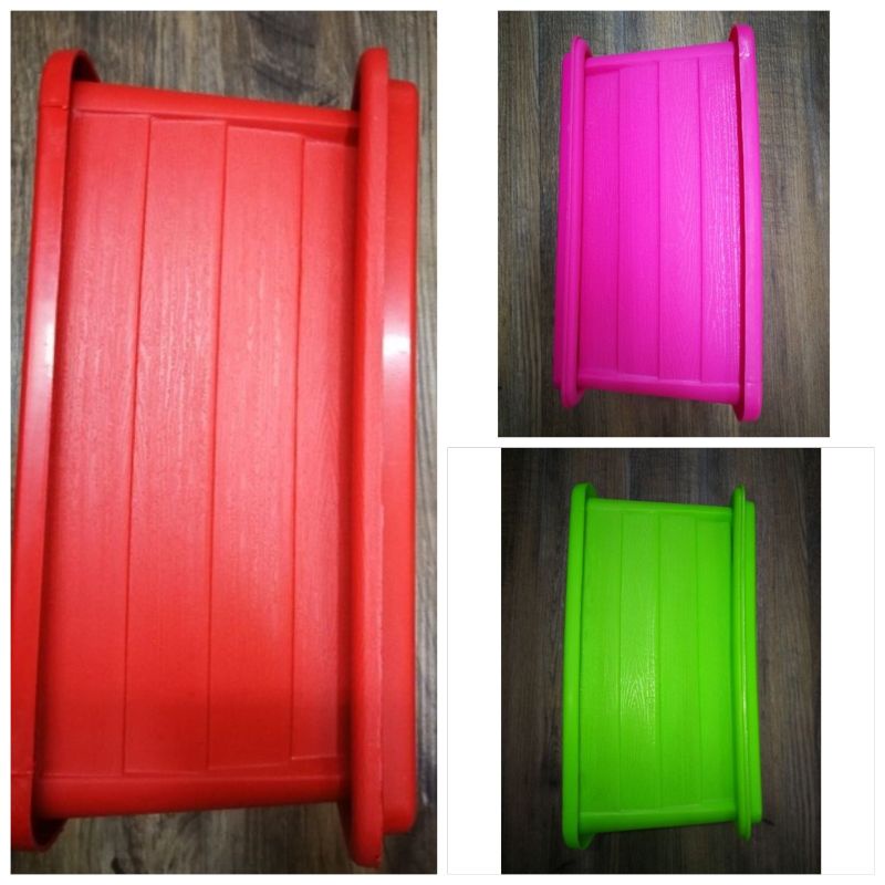 28x16x13cm rectangle square flower pot with saucer | pasu bunga petak ...