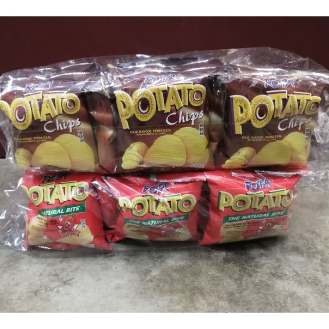 16gm x 30pcs Rota Potato Chips Spicy /BBQ | Shopee Malaysia