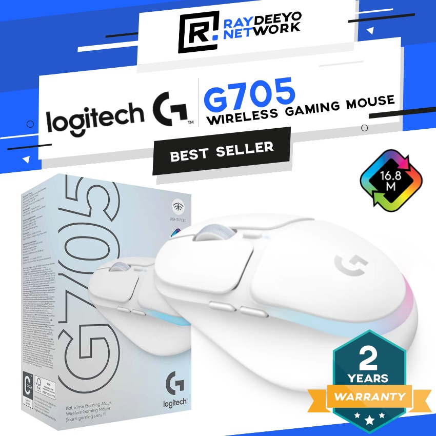 Logitech G705 Wireless Gaming Mouse [LIGHTSPEED Wireless/Bluetooth/Six ...