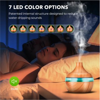 Wooden Air Humidifier With Essential Oil Diffuser Aroma Aromaterapi ...