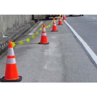 Yellow Reflective Delineator with White String 50 Metre / Orange ...