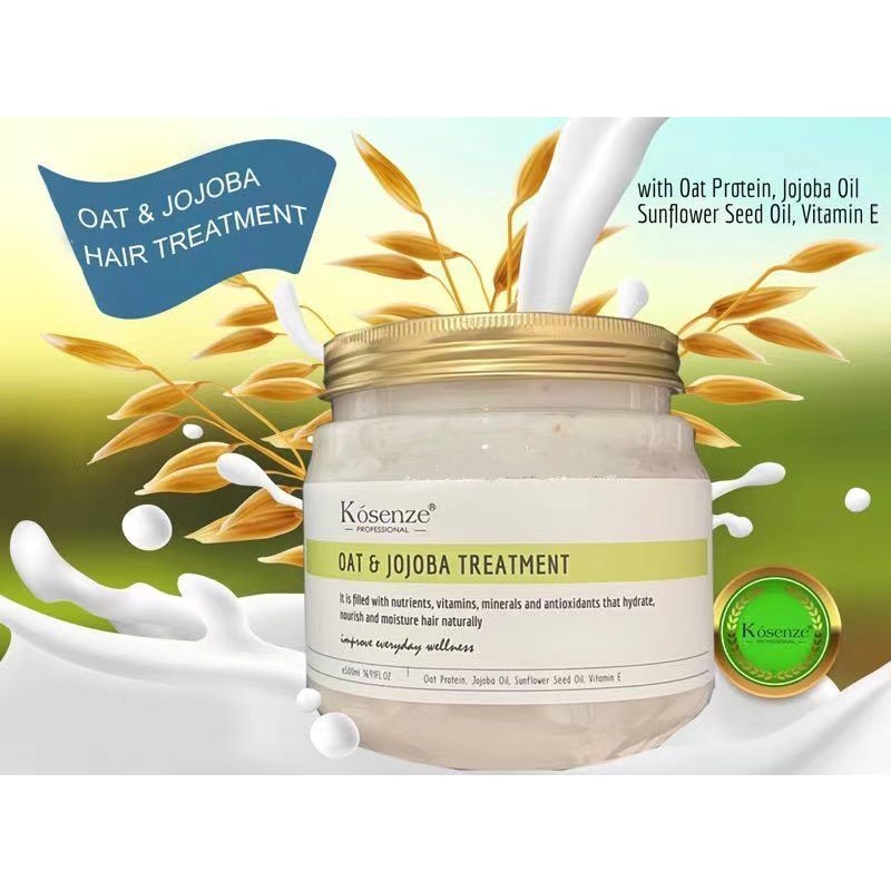 New Kosenze Oat & Jojoba Treatment 500ml | Shopee Malaysia