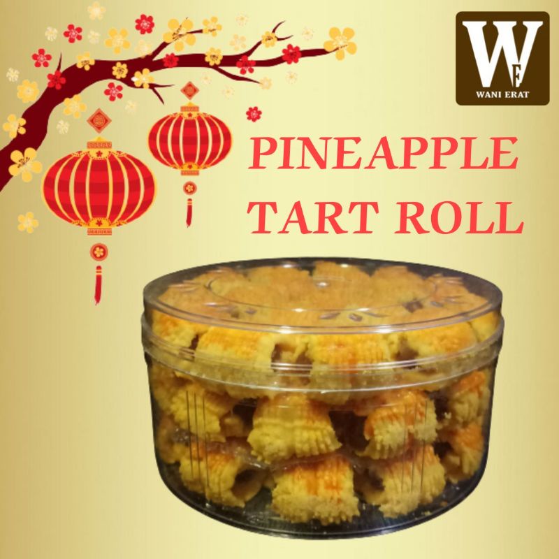 [KUIH RAYA 2023] TART GULUNG | TART NENAS GULUNG | PINEAPPLE TART ROLL ...