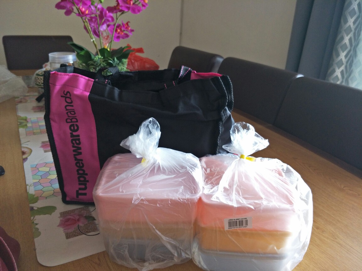 Tupperware Kit Bag only (pink) | Shopee Malaysia