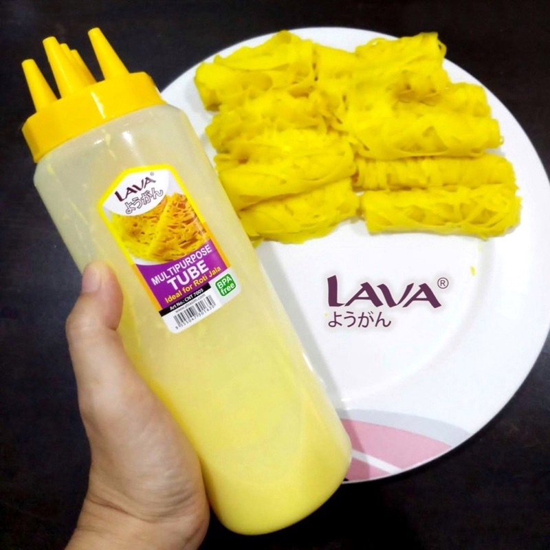 Lava 5 Holes 700ml Squeeze Bottle Condiment Dispenser /Acuan Botol Roti ...
