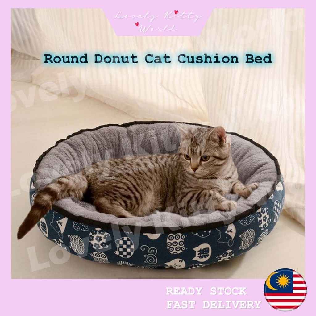 Comfy And Soft Little Warming Paw Pet Bed Cat Kitten Bed Kucing Tidur ...