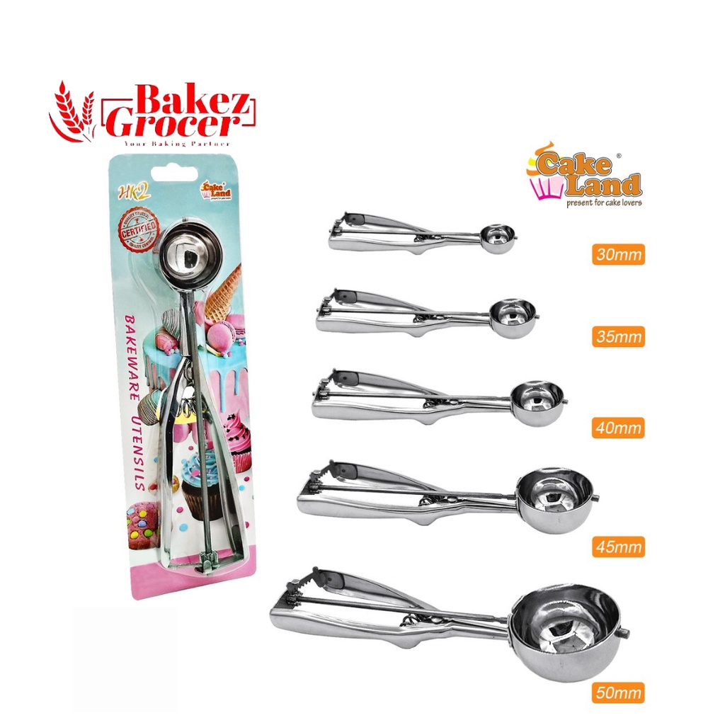 Stainless Steel Ice Cream Scoop 35 mm | Shopee Malaysia