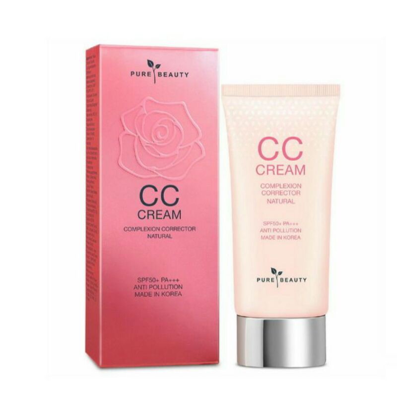 Ready Stock Pure Beauty CC Cream Complexion Corrector Natural SPF50 ...