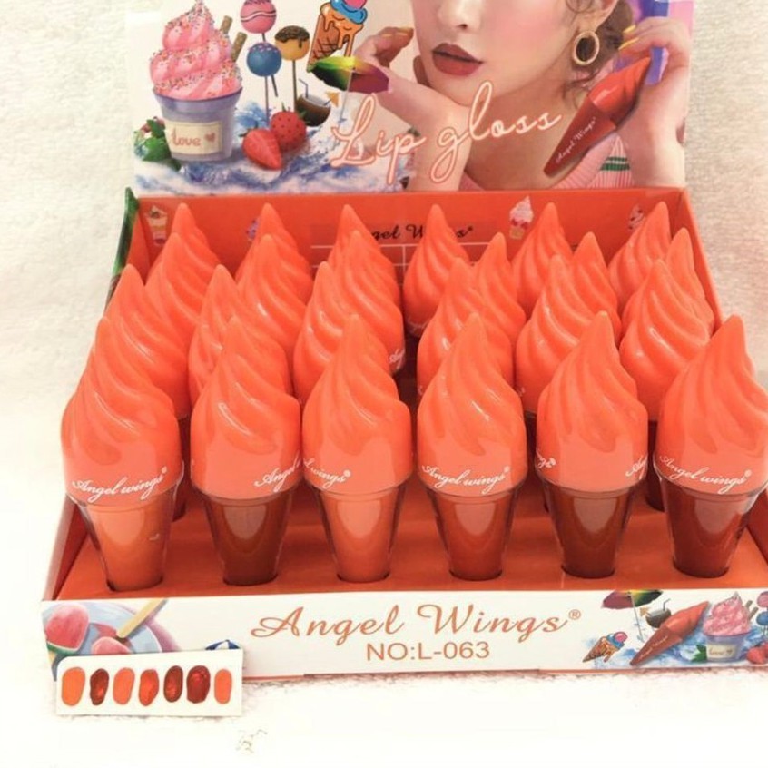 Angel Wings No L-063 Lip Gloss 24pcs | Shopee Malaysia