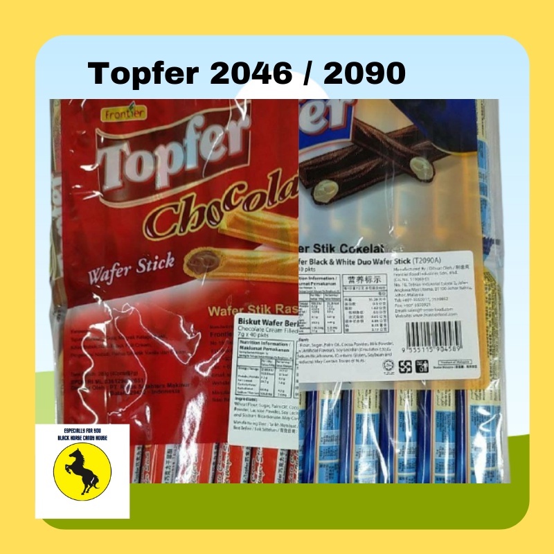 Frontier Topfer wafer stick with flavour / Chocolate / Vanilla / 7g x ...