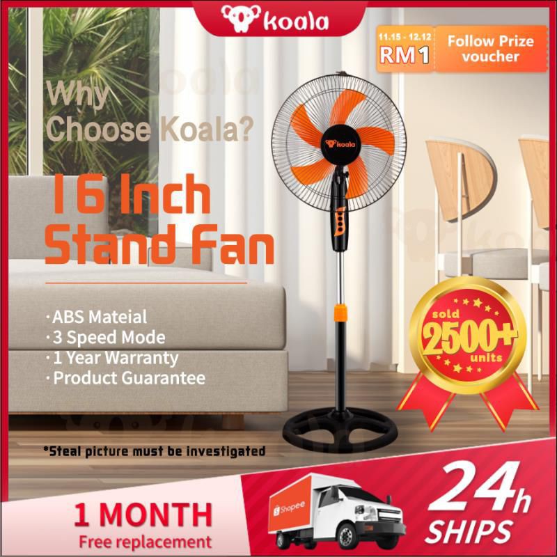 Kipas Stand Fan 16 Inch StandFan Floor fan-5 blades 3 mode KIPAS ...