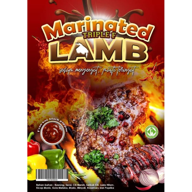 Lamb Marinated 1KG By TripleF (KAMBING PERAP HOMEMADE) | Shopee Malaysia