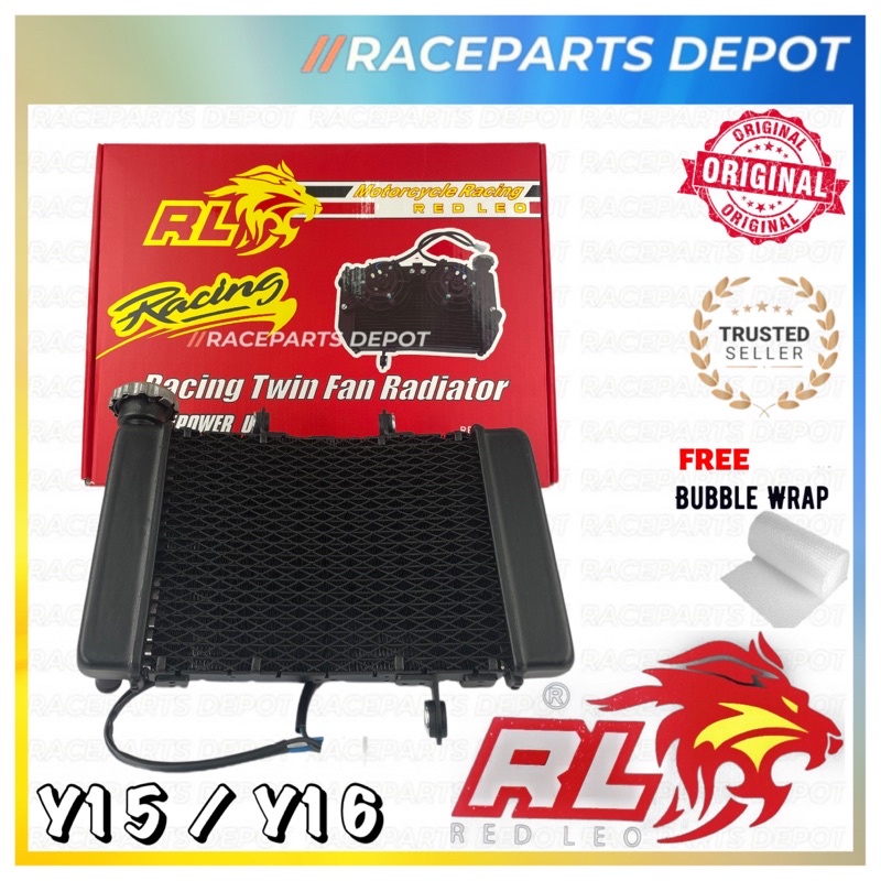 RED LEO Radiator Dual Fan Single & Twin Blower Pnp ( Y15 / Y16 / LC135 ...