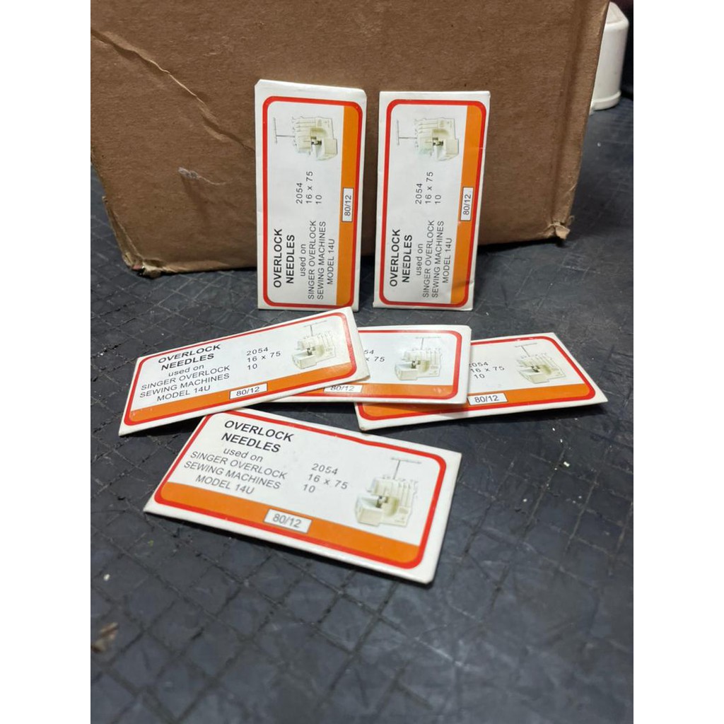 Jarum Mesin Jahit Portable 14U Singer Overlock Machine Model 14 U ...