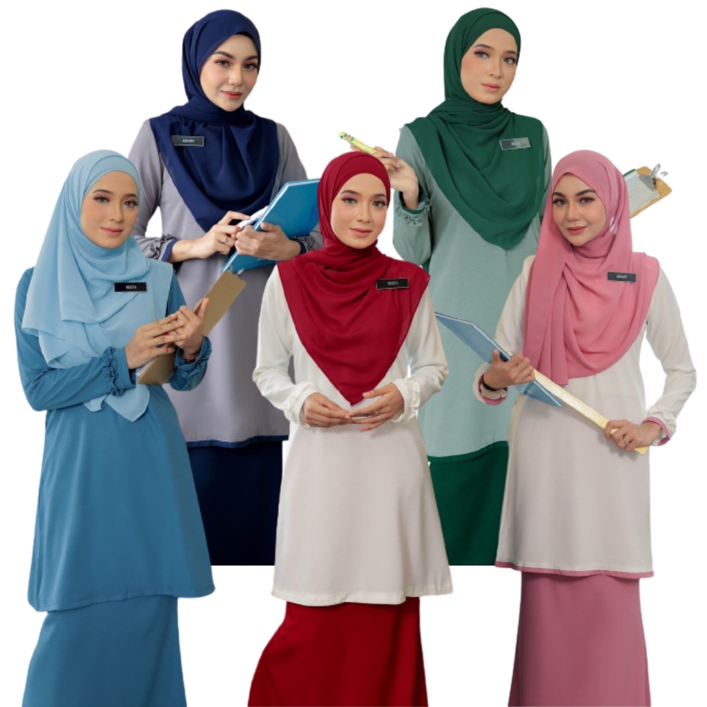 (S - 3XL) Baju Kurung Uniform Pengakap KRS Puteri Islam Pandu Puteri ...