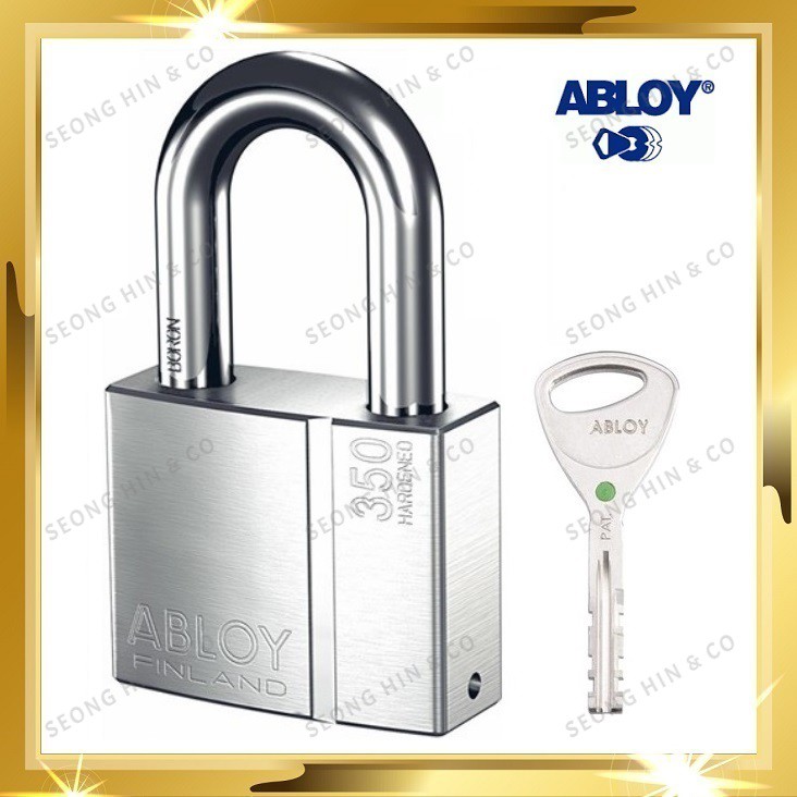 ABLOY GENUINE SENTRY KEY PL350/50 72MM EXTRA STRONG STEEL PADLOCK ...