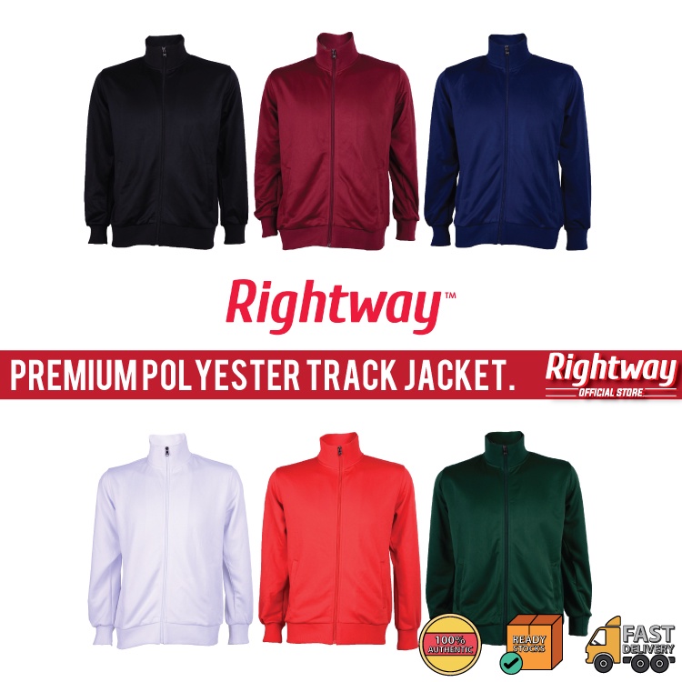 RIGHTWAY Unisex Outrefit Men Women Premium Track Jacket Suit - Navy ...