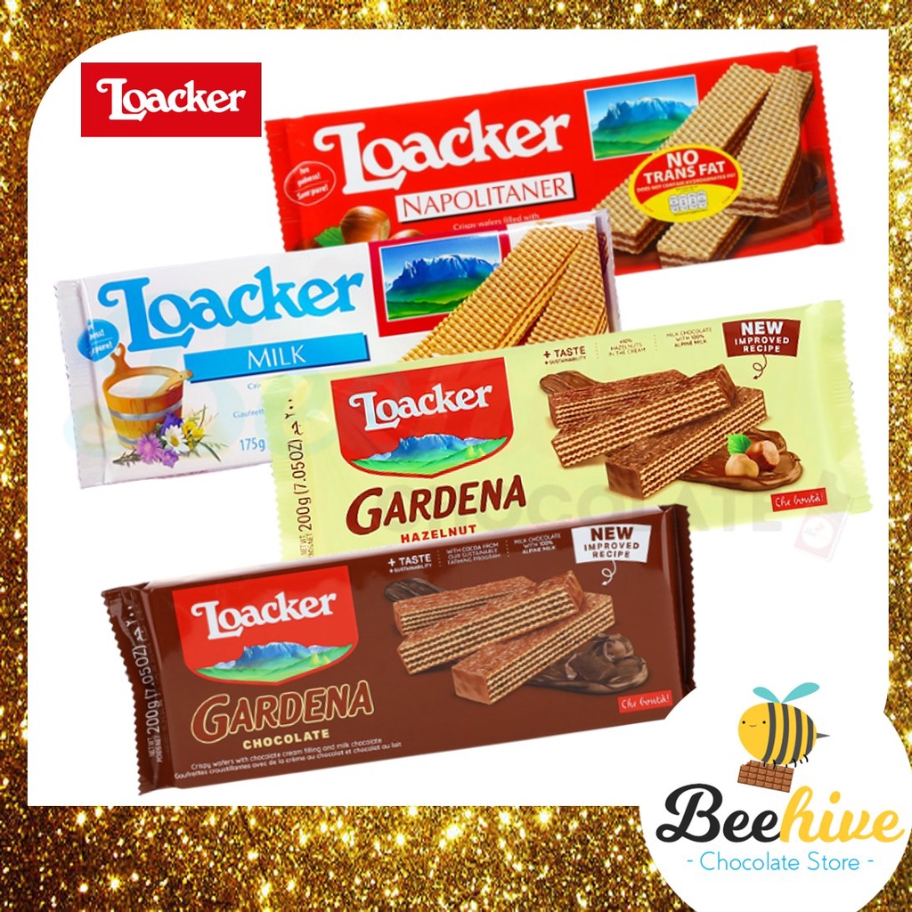 Loacker Napolitaner Gardena Hazelnut / Chocolate / Milk / Vanilla ...