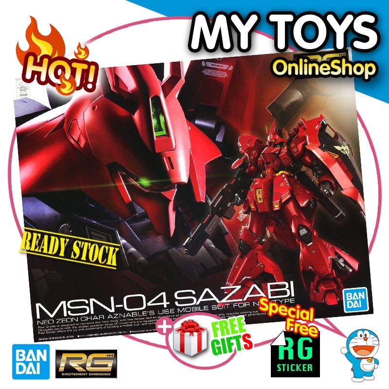 [BANDAI] RG 1/144 Sazabi (Gundam Model Kits) | Shopee Malaysia
