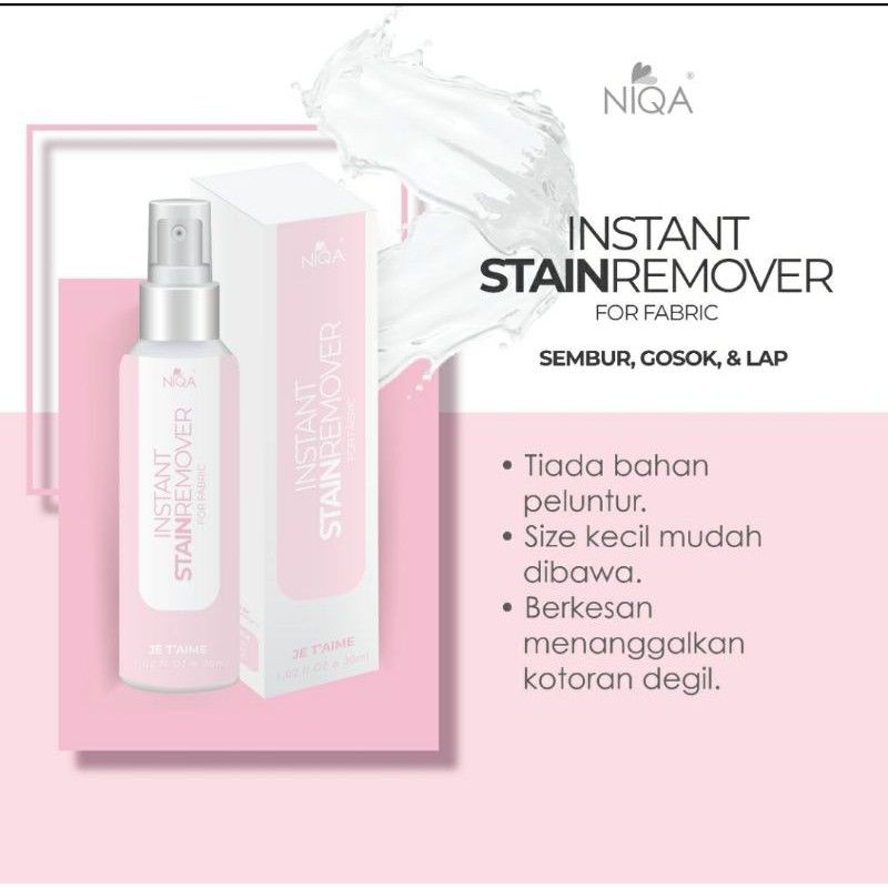 NIQA INSTANT STAIN REMOVER (NISR), New Stock New Look | Shopee Malaysia