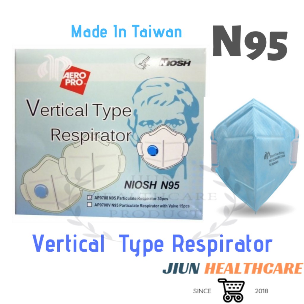 Aero Pro Vertical Type N95 Face Mask [1 Piece] AP0708B | Shopee Malaysia